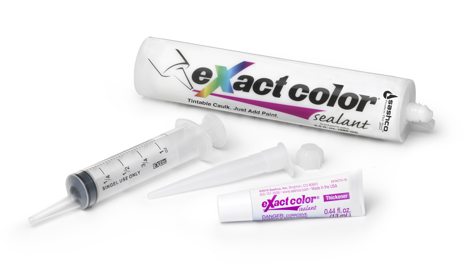 Exact Color® By Sashco Colored Caulk In Custom Colors