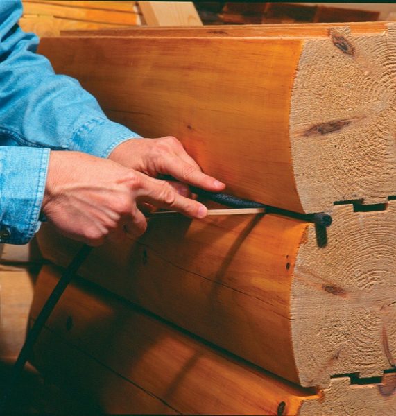 Backer Rod, Grip Strip™, and Log Gap Cap™ - Sashco