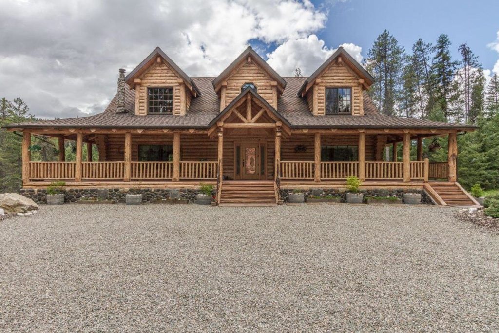Homestead Log Homes : Transformation Log & Timber – Gold Tone Light ...