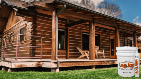 The Easy Way to Make Custom Chink Paint with Log Jam. | Sashco