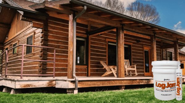 The Easy Way to Make Custom Chink Paint with Log Jam. | Sashco