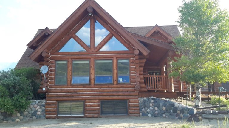 Nelson Log Restoration : Log Jam – Mortar White - Sashco