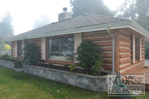 Norse Log Homes : Capture Log Stain – Hazelnut - Sashco