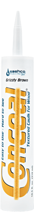 Conceal Textured Caulk for Wood - Sashco