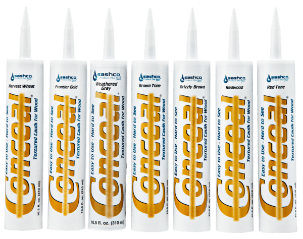 Conceal Textured Caulk for Wood - Sashco