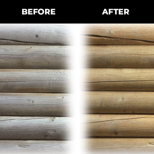 CPR™ - Wood & Log Brightener, Cleaner, and Mold/Algae Killer – Log Home ...
