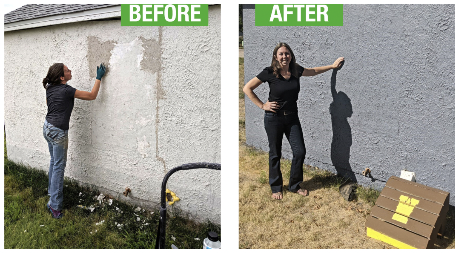 Stucco Repair Before And After Professional Stucco Contractor Oakville